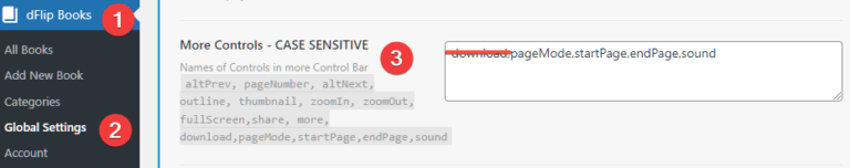 Remove or change Download button - DearFlip Flipbook Plugin for WordPress